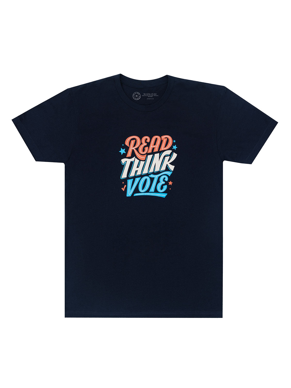 Read Think Vote 2024 unisex t-shirt — Out of Print