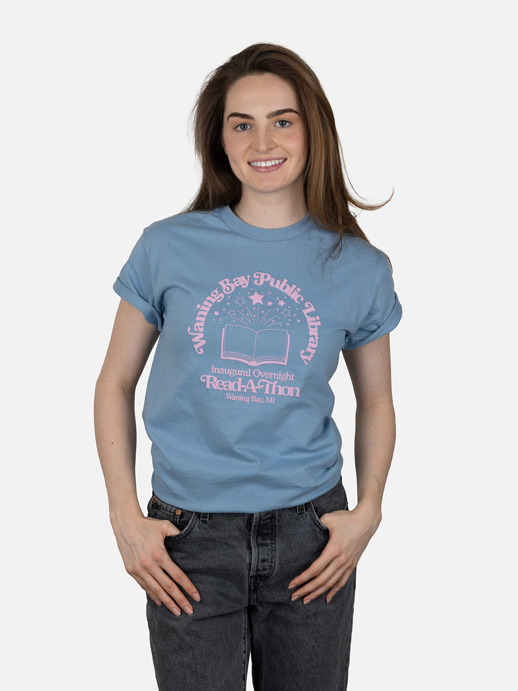 Emily Henry - Funny Story Waning Bay Public Library unisex tee — Out of ...
