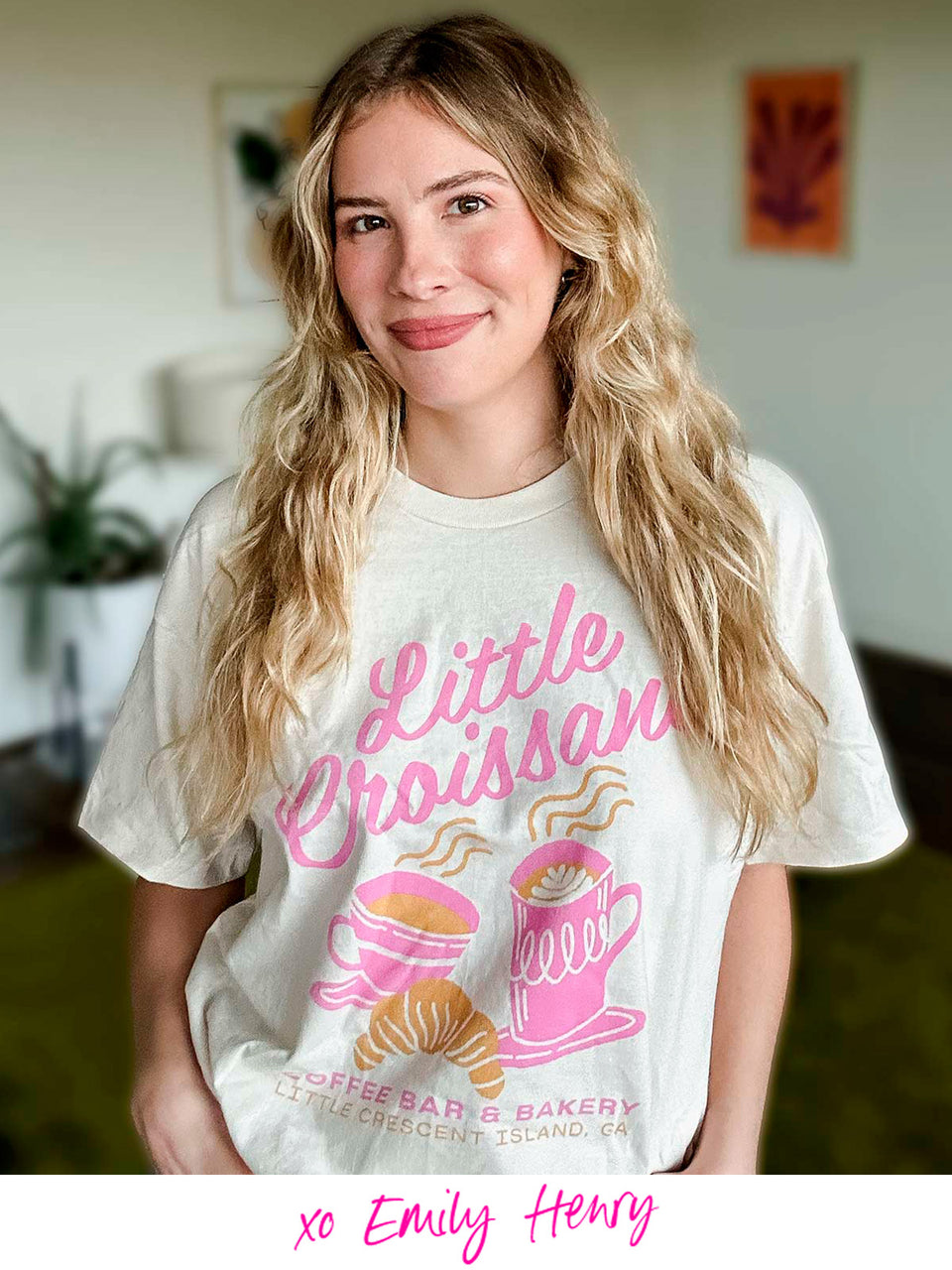 Emily Henry - Books Are My Happy Place embroidered unisex sweatshirt ...