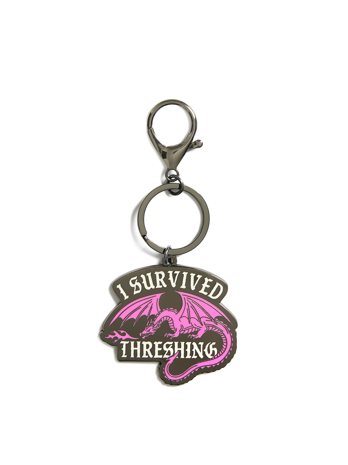 Fourth Wing: I Survived Threshing keychain — Out of Print