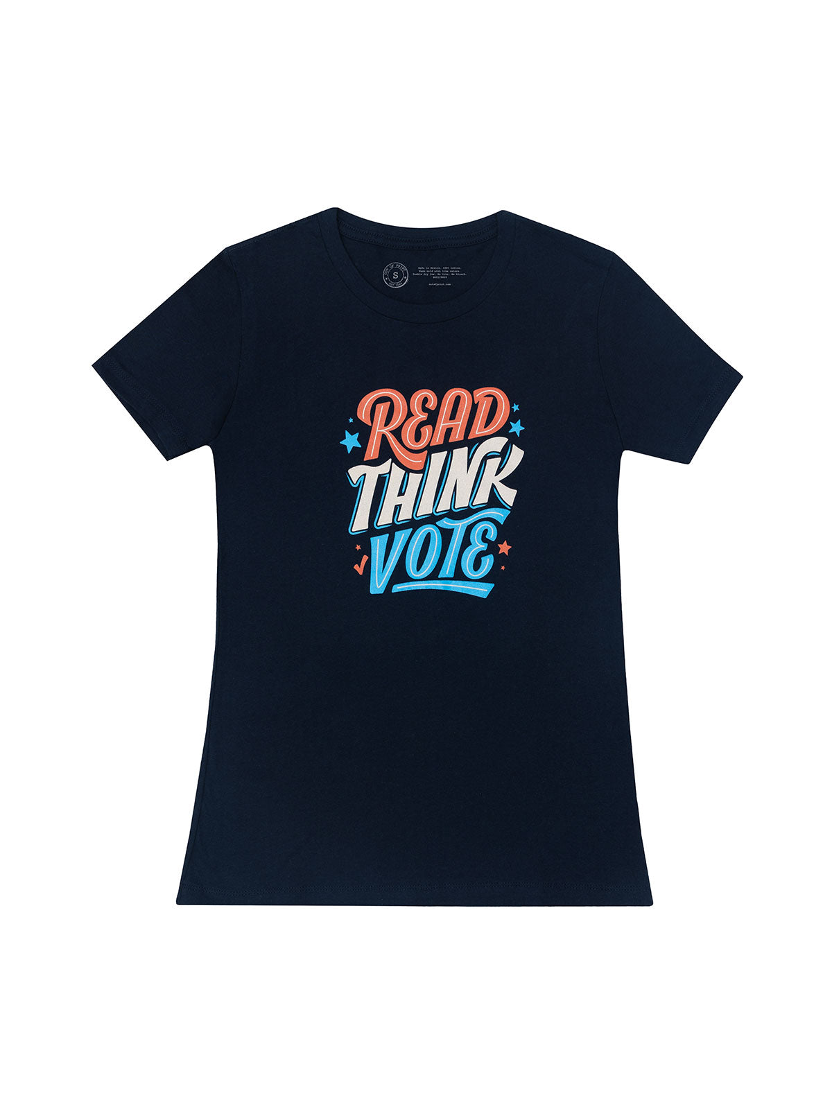 Read Think Vote 2024 women's crew t-shirt — Out of Print