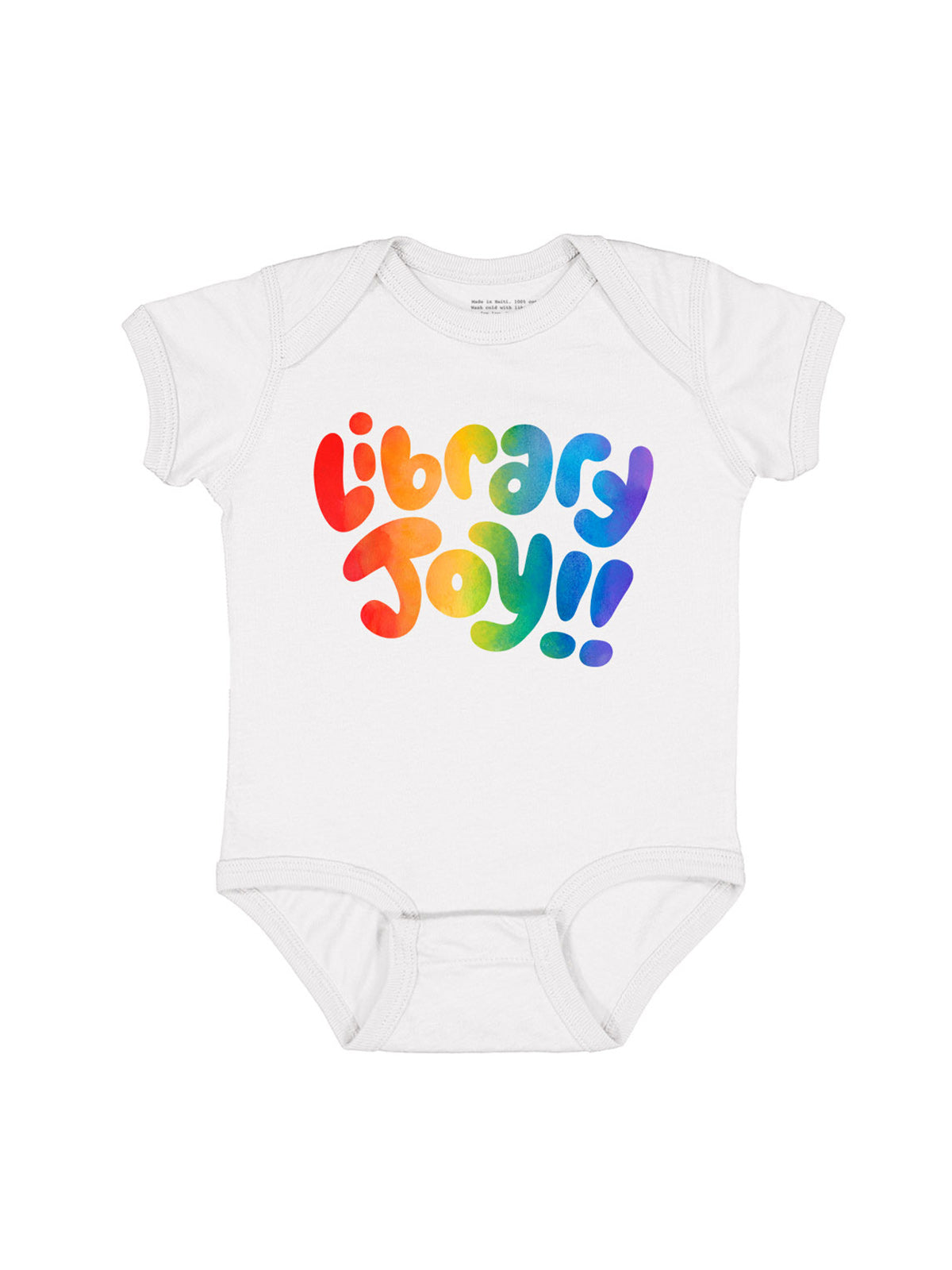 Mychal Threets: Library Joy baby bodysuit — Out of Print