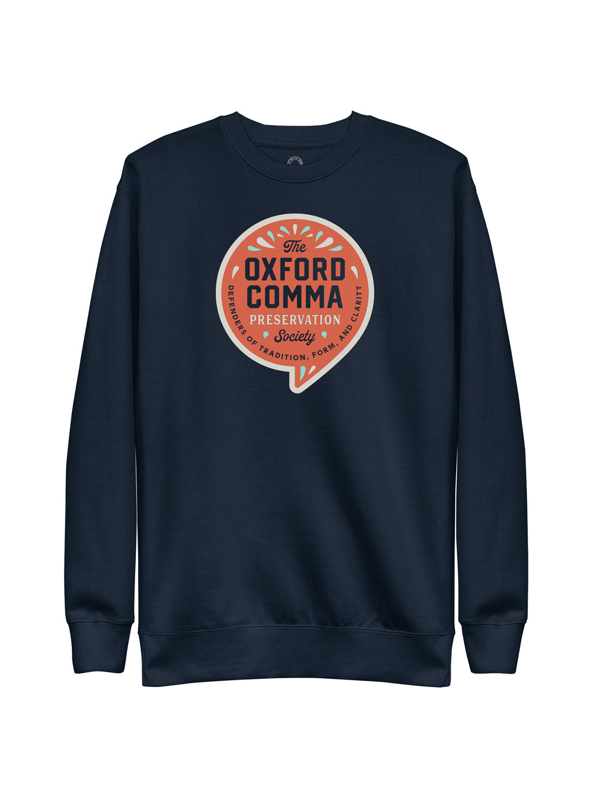 Oxford Comma Preservation Society unisex t-shirt — Out of Print