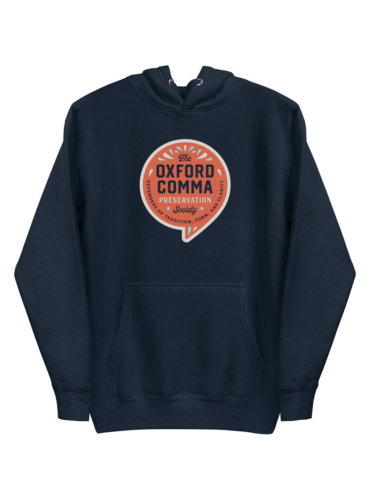 Oxford Comma Preservation Society unisex t-shirt — Out of Print