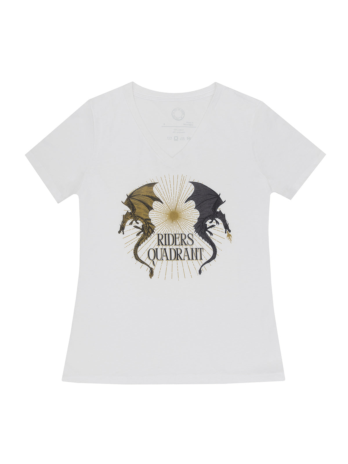 Fourth Wing: Riders Quadrant women's v-neck t-shirt — Out of Print