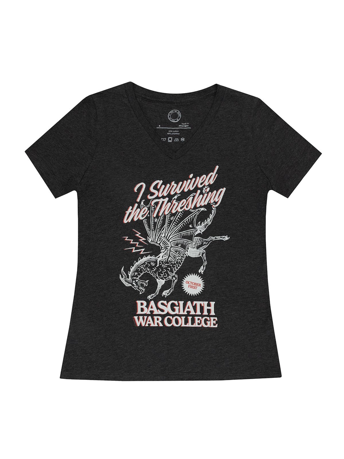 Fourth Wing: I Survived the Threshing women's t-shirt — Out of Print