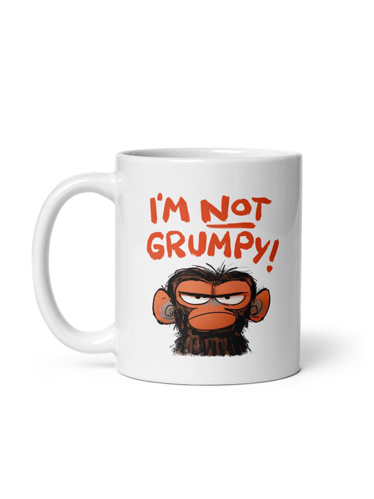 Grumpy Monkey mug — Out of Print