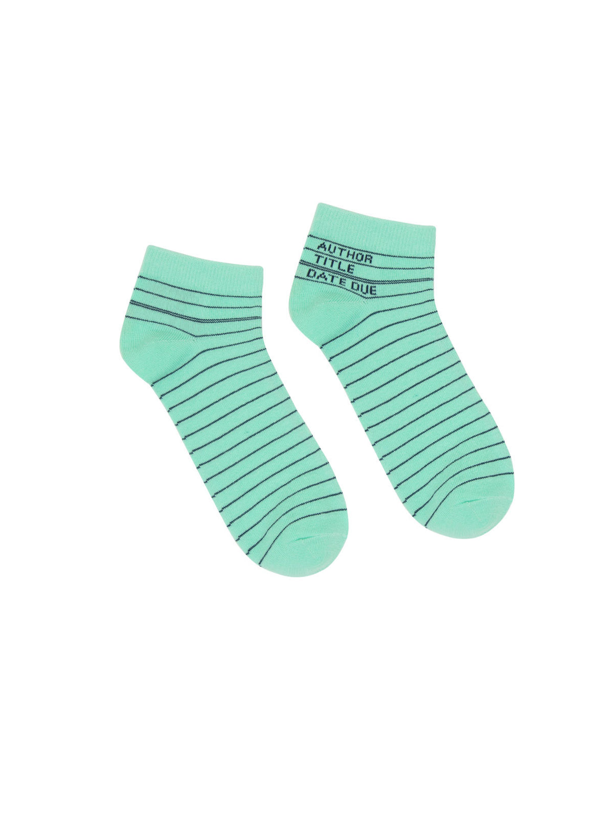 Library Card Ankle Socks 4-pack — Out of Print