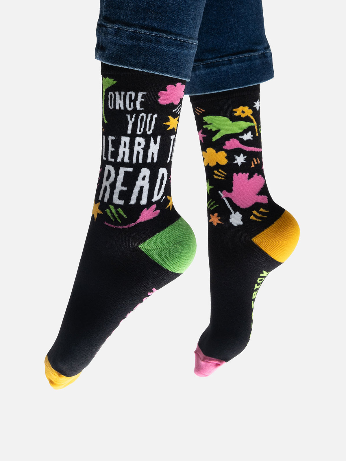 Frederick Douglass - Once You Learn to Read book socks — Out of Print