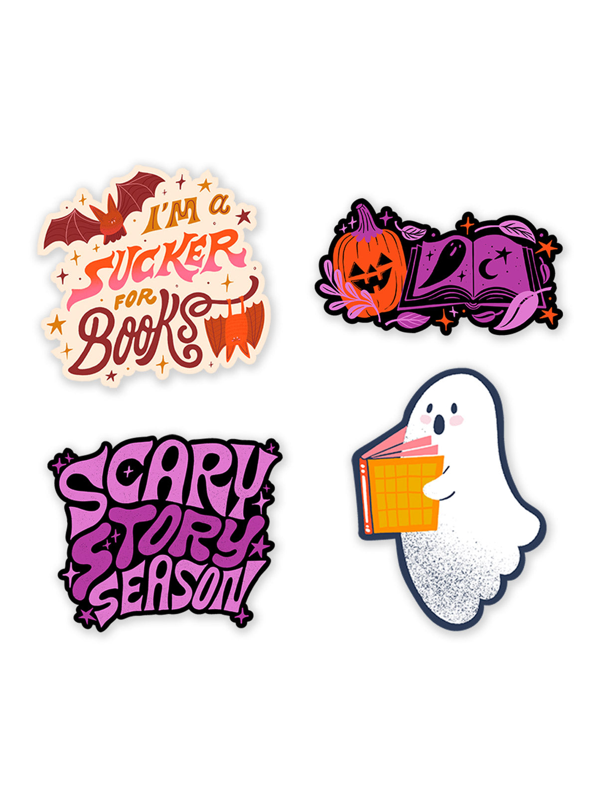 Scary Story Season Stickers - Set of 4 — Out of Print
