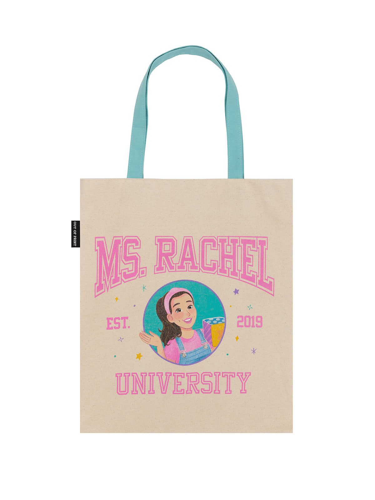 Ms. Rachel University tote bag — Out of Print