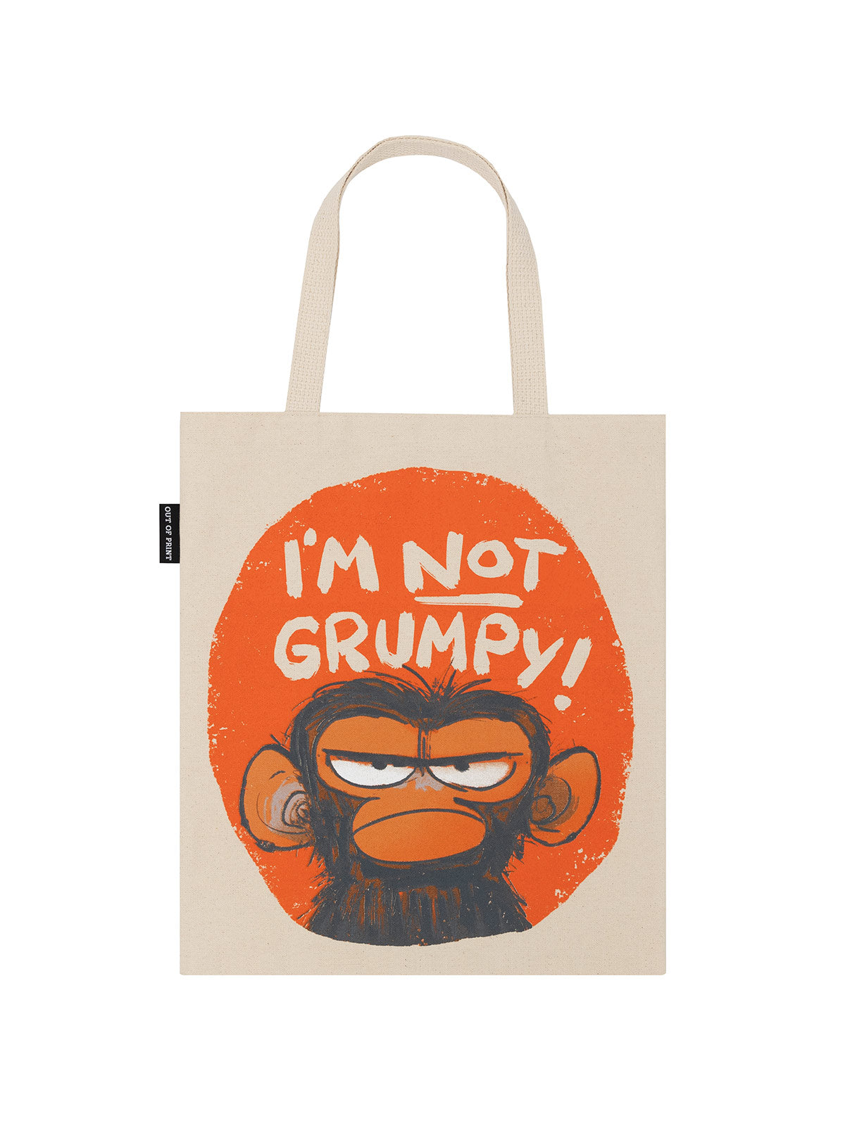 Grumpy Monkey tote bag — Out of Print