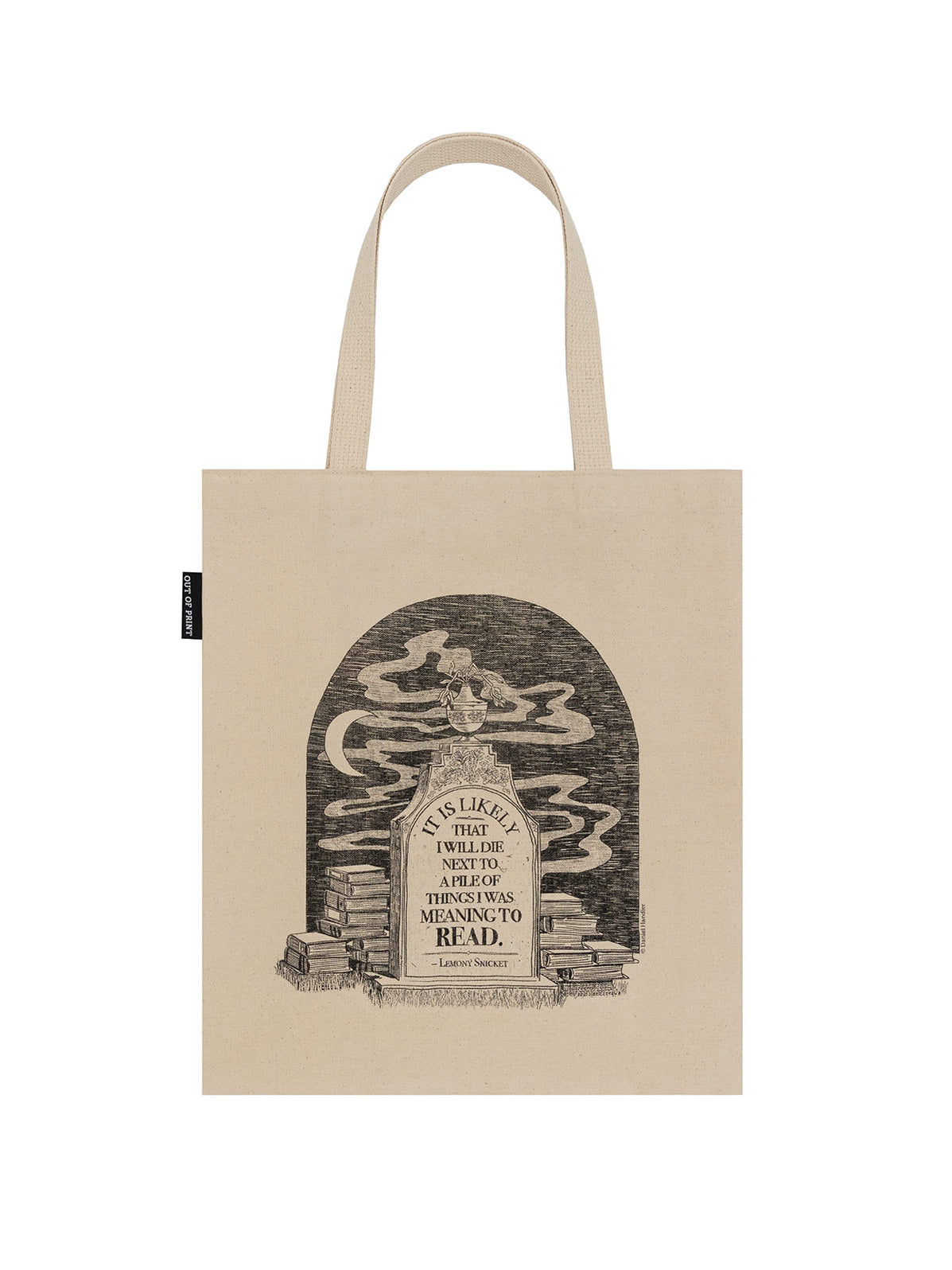 Lemony Snicket: Things I Was Meaning to Read tote bag — Out of Print