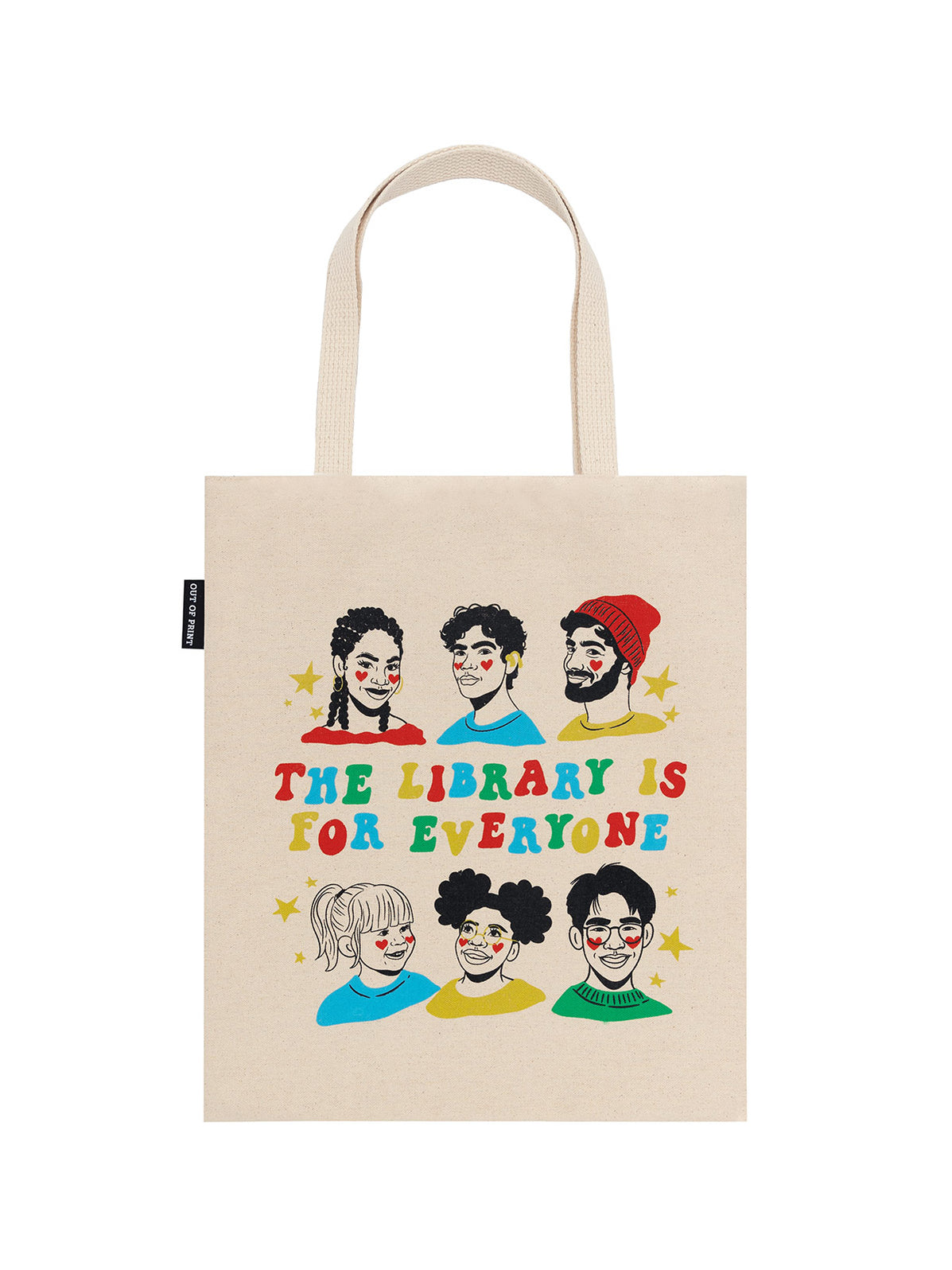 Mychal Threets: The Library is for Everyone tote bag — Out of Print