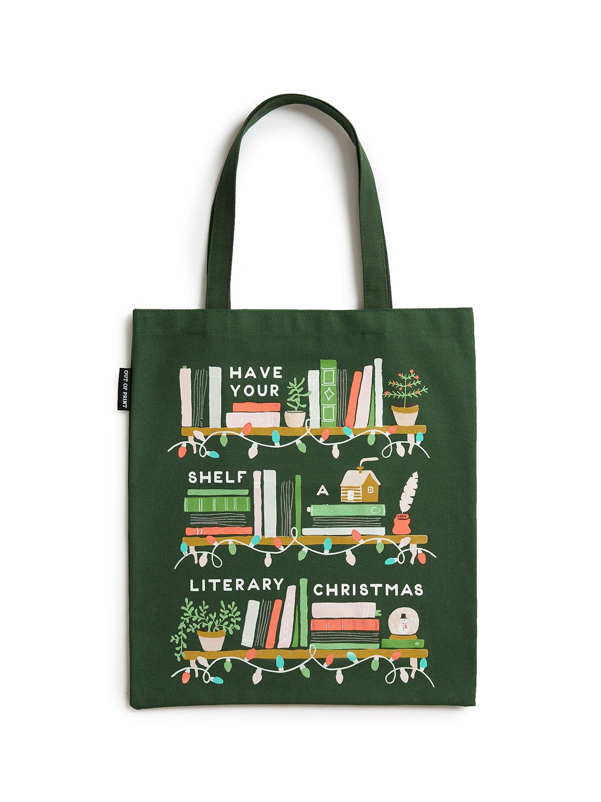 Have Your Shelf a Literary Christmas tote bag — Out of Print