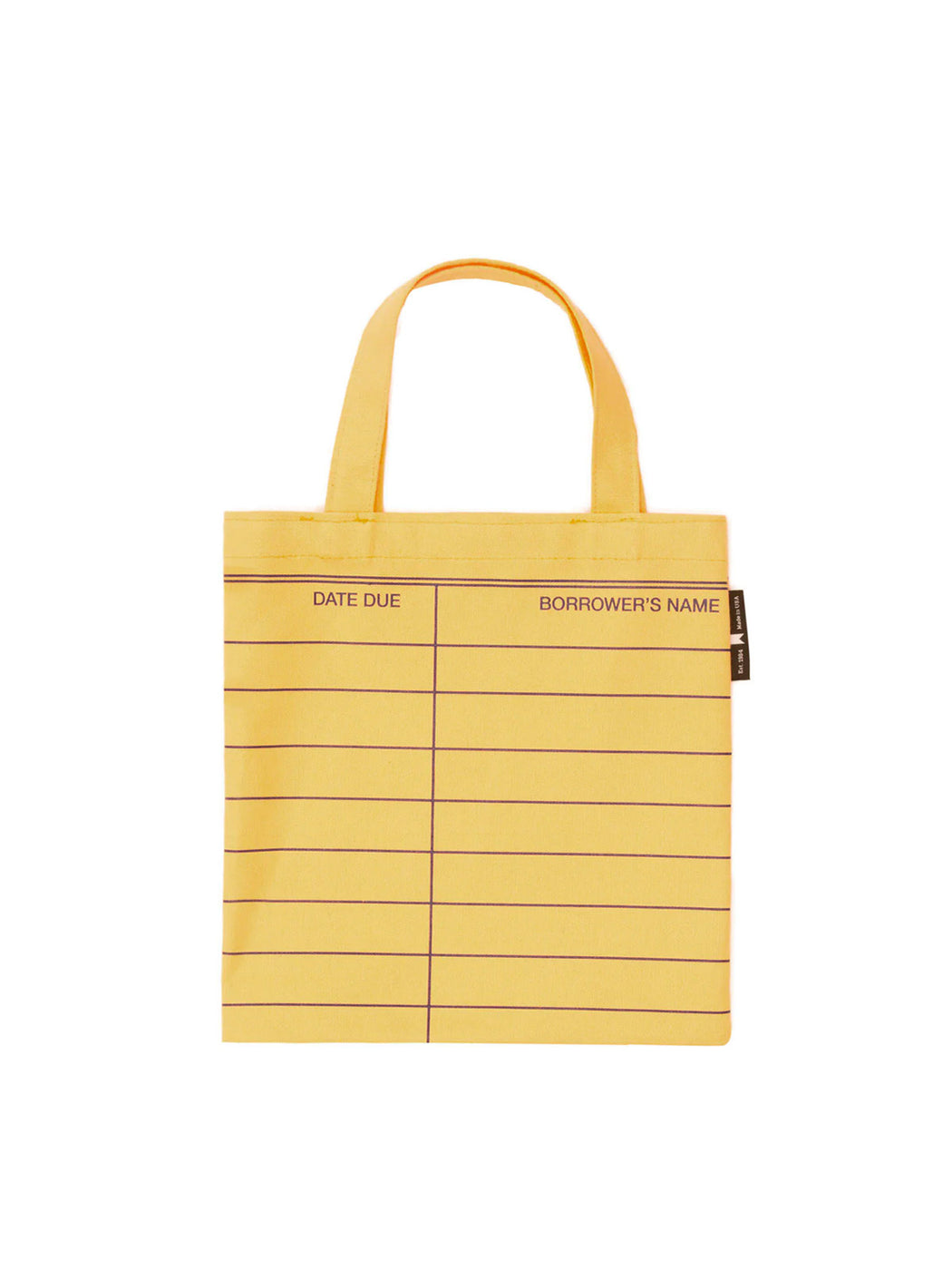 Library Card mini tote bag — Out of Print