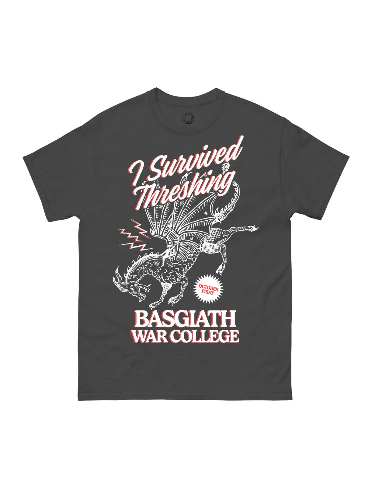 Fourth Wing: I Survived Threshing unisex t-shirt — Out of Print