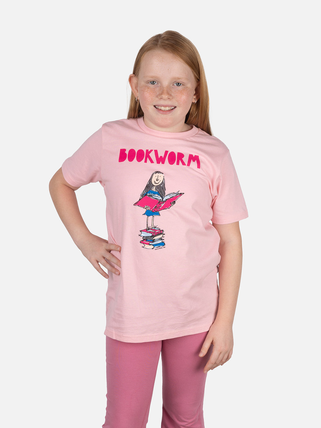 Matilda kids bookworm t-shirt — Out of Print