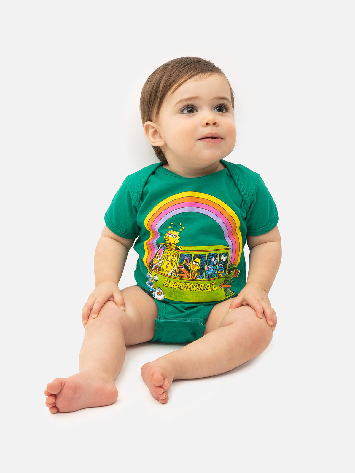 Sesame Street Bookmobile baby bodysuit — Out of Print