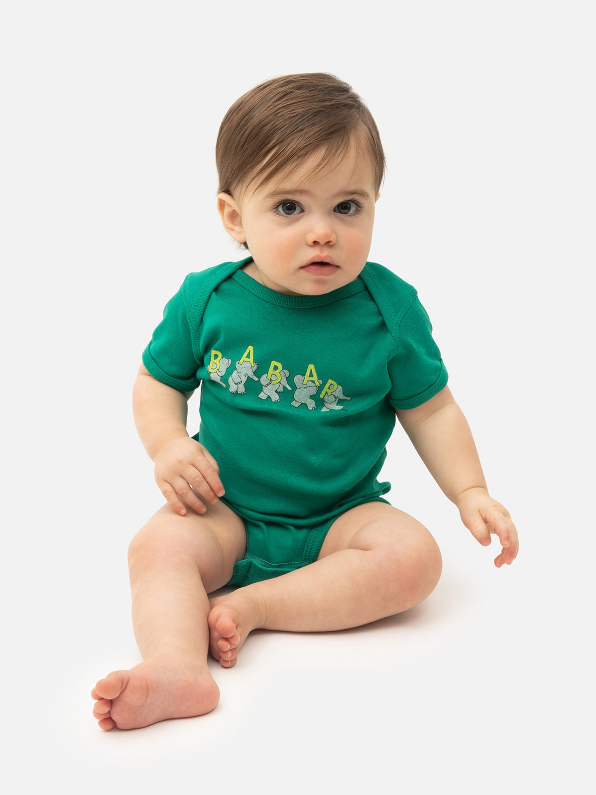 Babar baby bodysuit — Out of Print