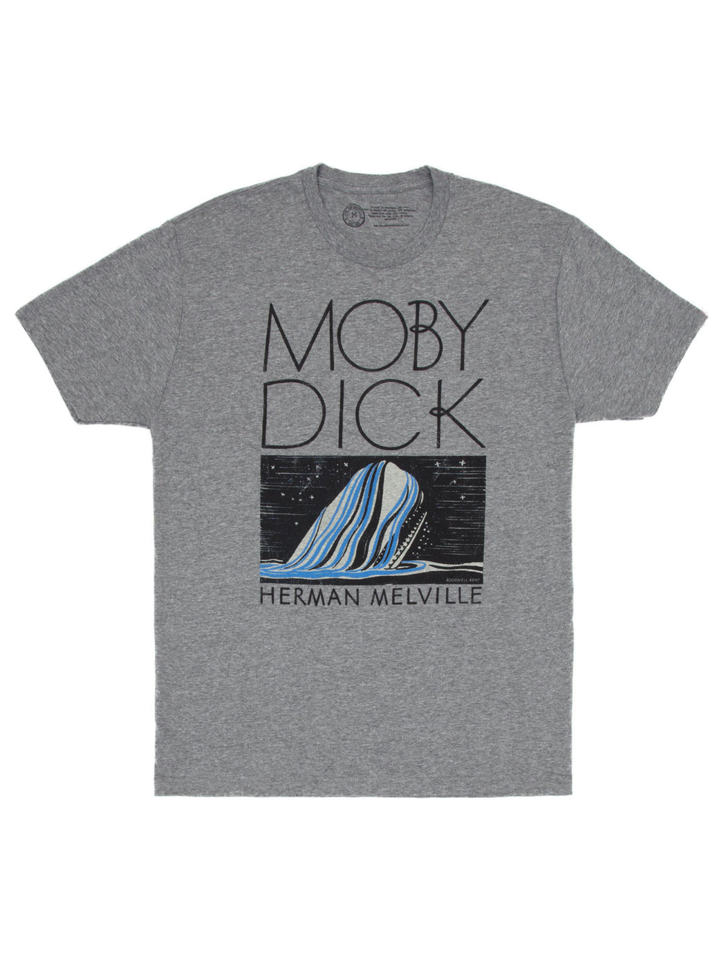 Moby-Dick unisex gray book t-shirt — Out of Print