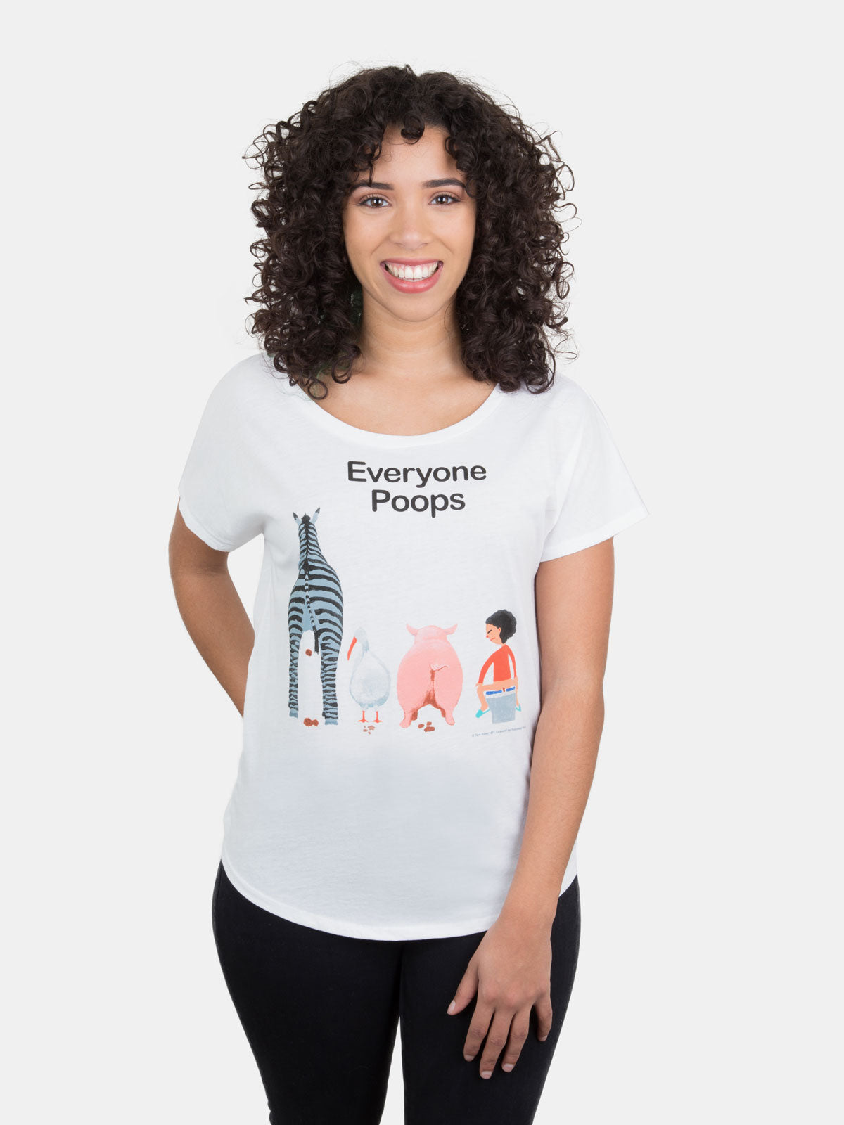 Everyone Poops unisex book cover t-shirt — Out of Print