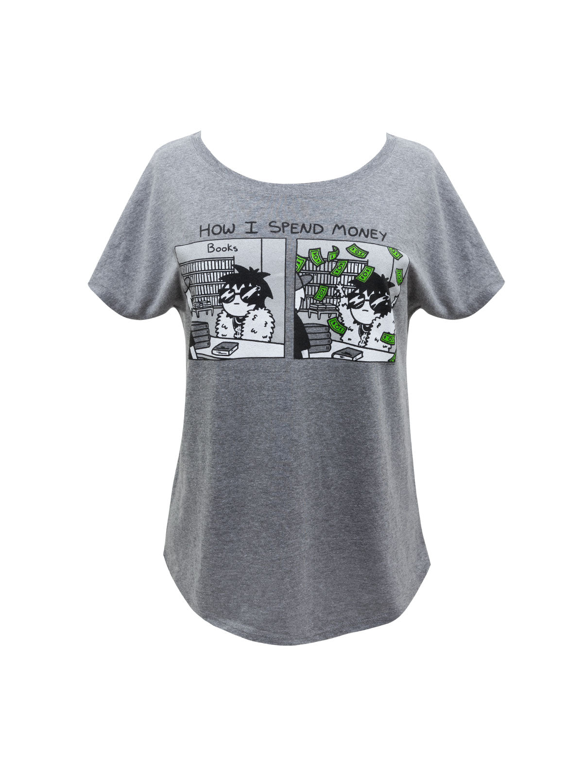 Sarah's Scribbles - How I Spend Money women's relaxed fit t-shirt — Out ...