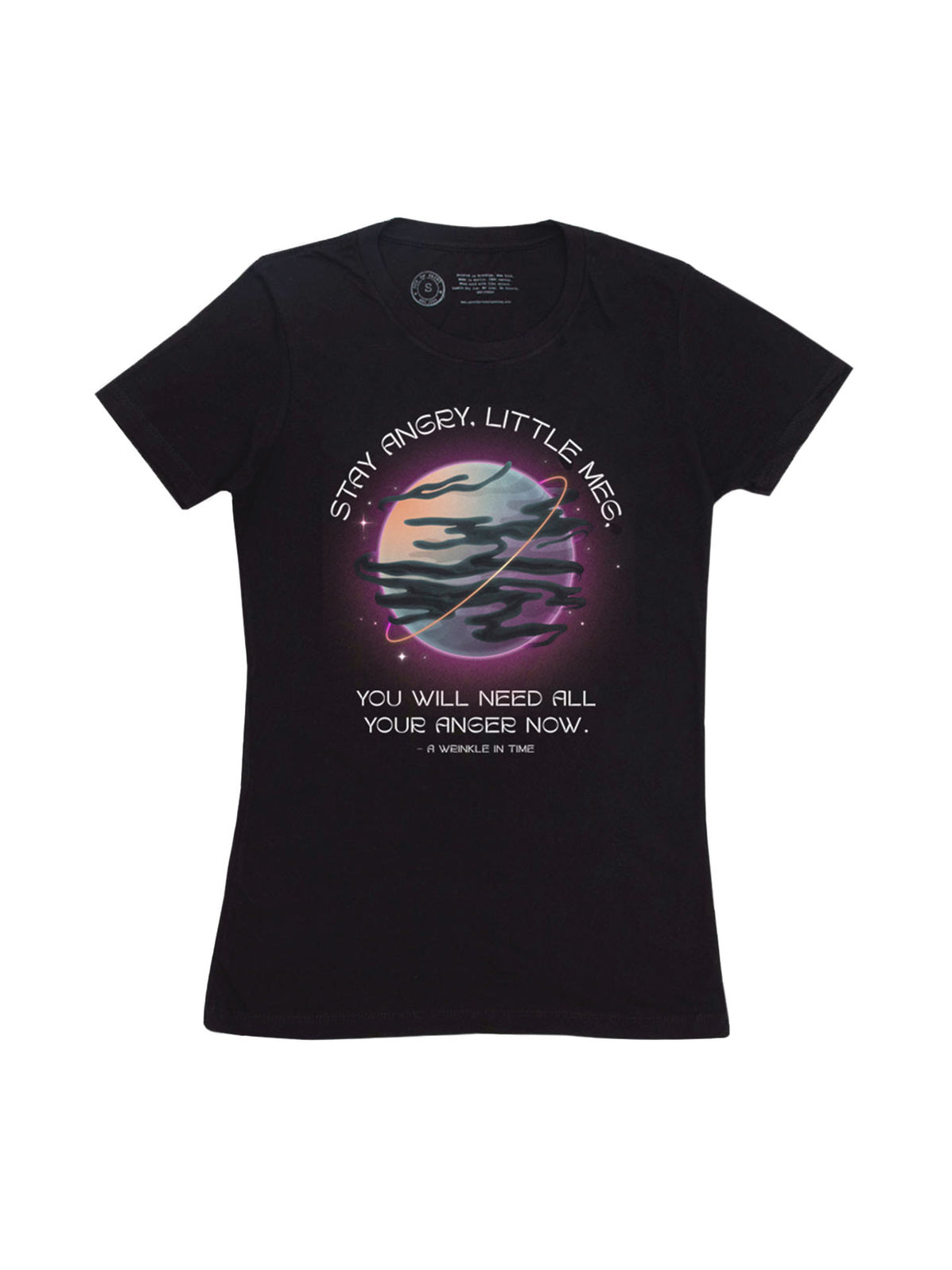 Stay Angry, Little Meg - A Wrinkle in Time women's tee — Out of Print