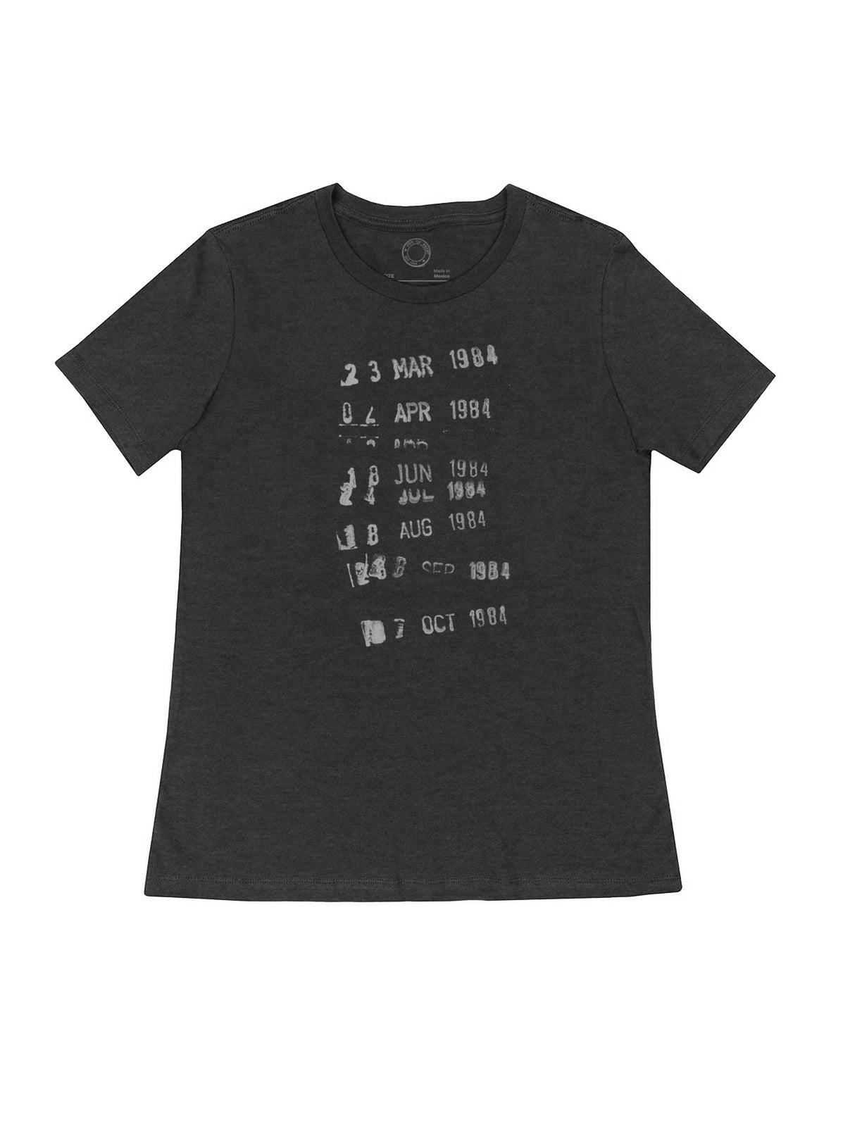 Library Stamp – Women's Crew T-Shirt (Print Shop) — Out of Print