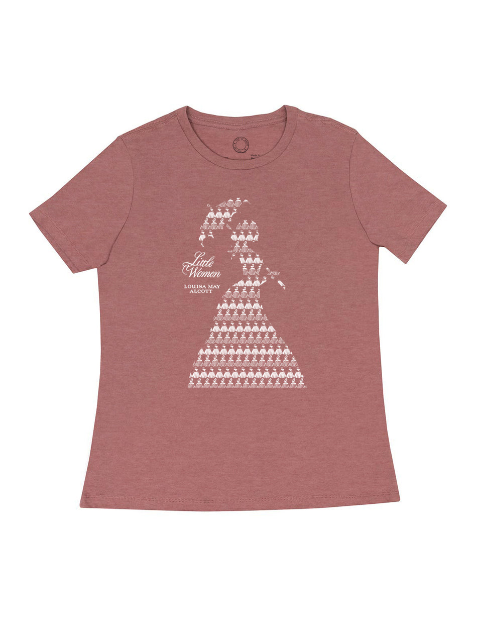 Library Stamp – Women's Crew T-Shirt (Print Shop) — Out of Print