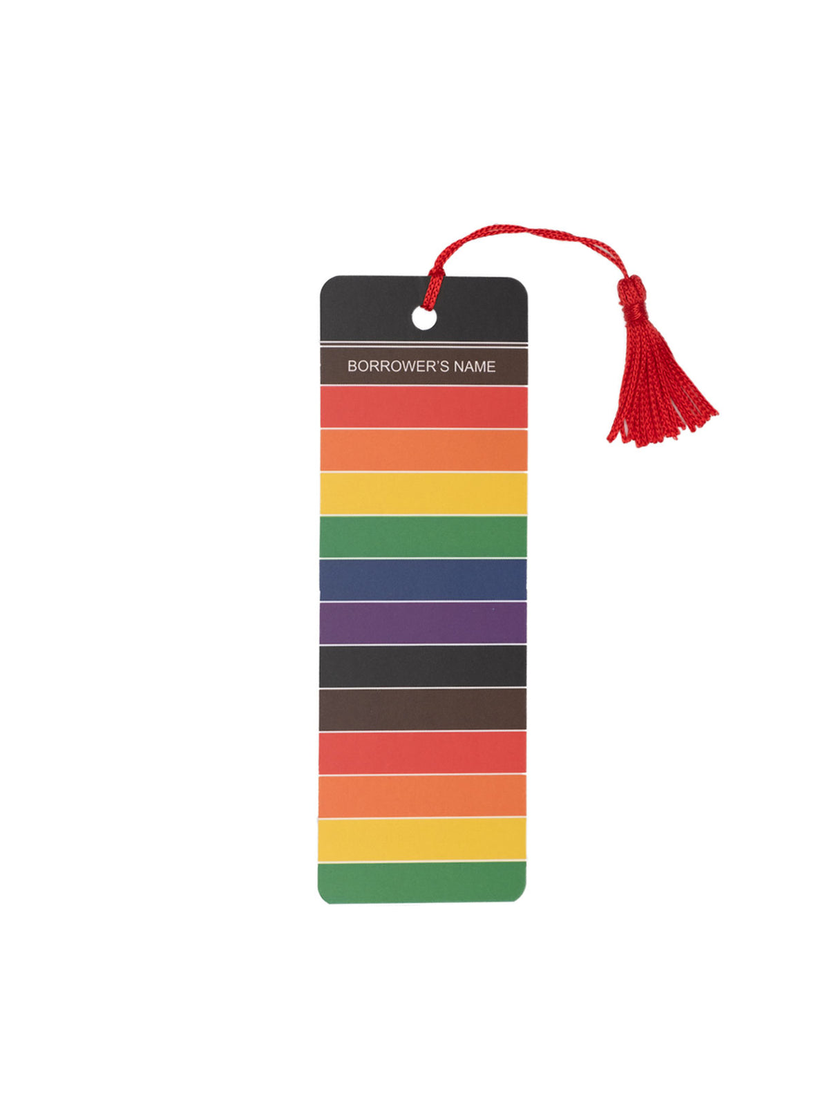 Library Card Pride bookmark — Out of Print