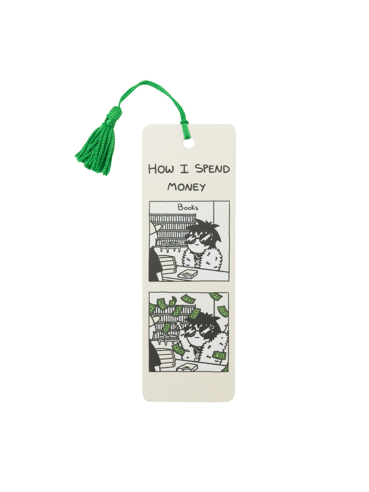 Sarah's Scribbles - How I Spend Money bookmark — Out of Print