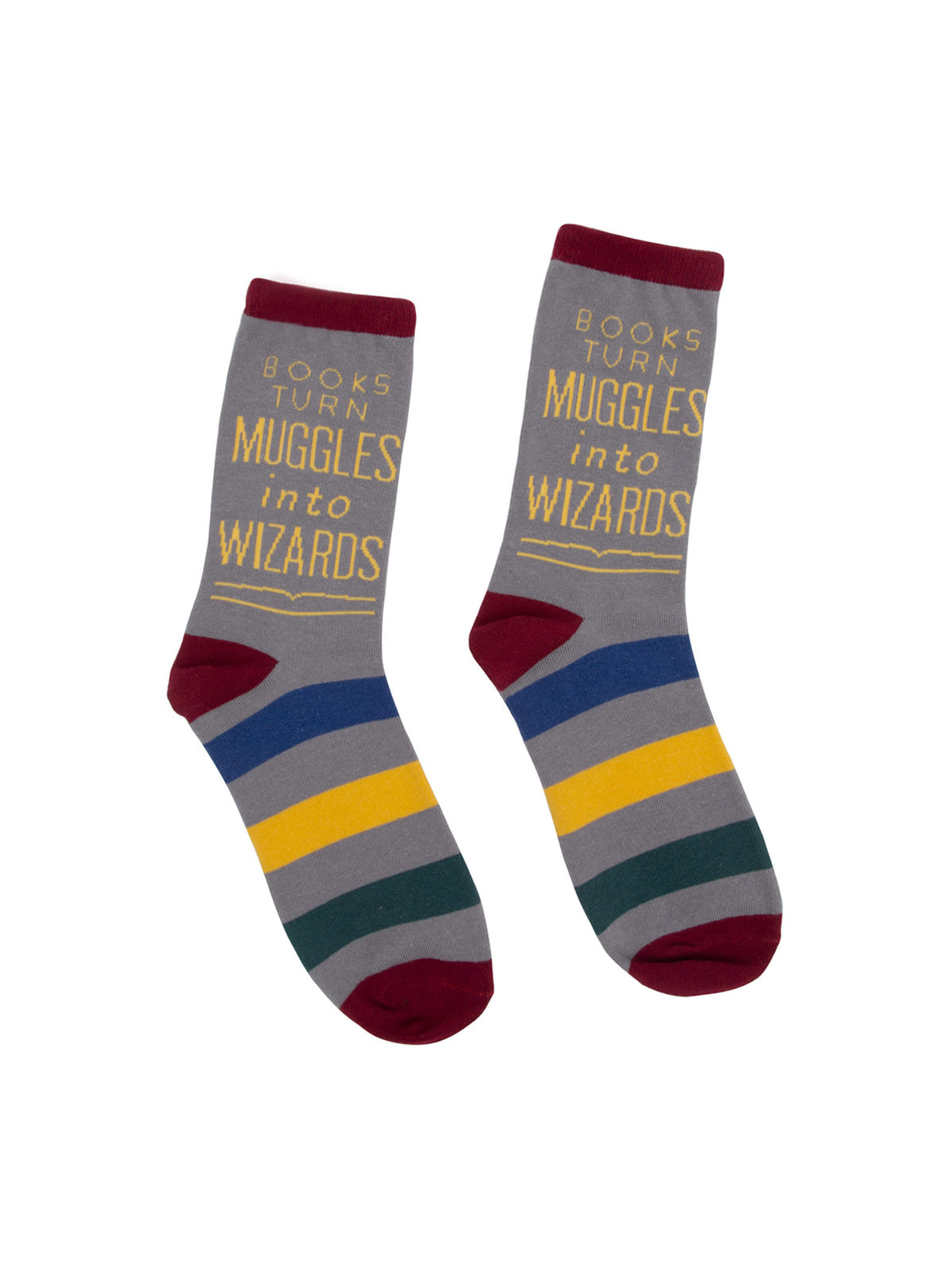 Books Turn Muggles into Wizards socks — Out of Print