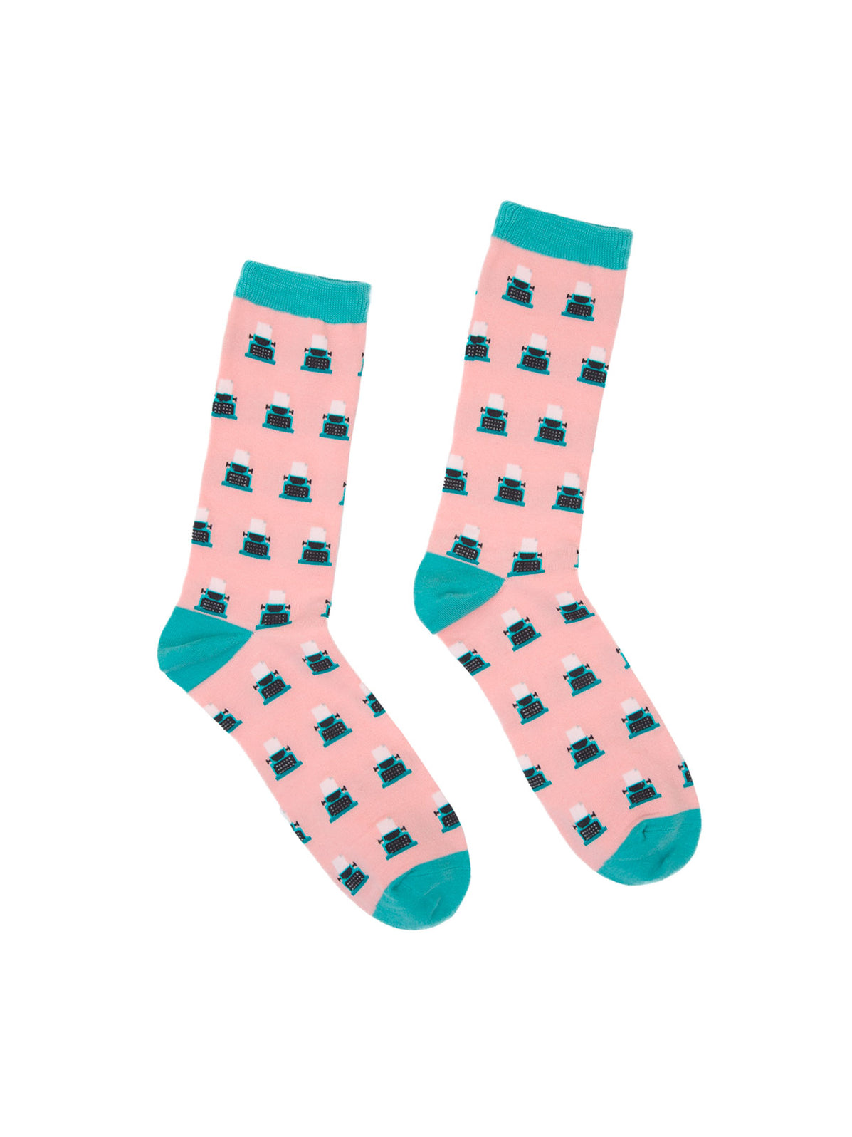 Write Life Typewriter adult socks — Out of Print