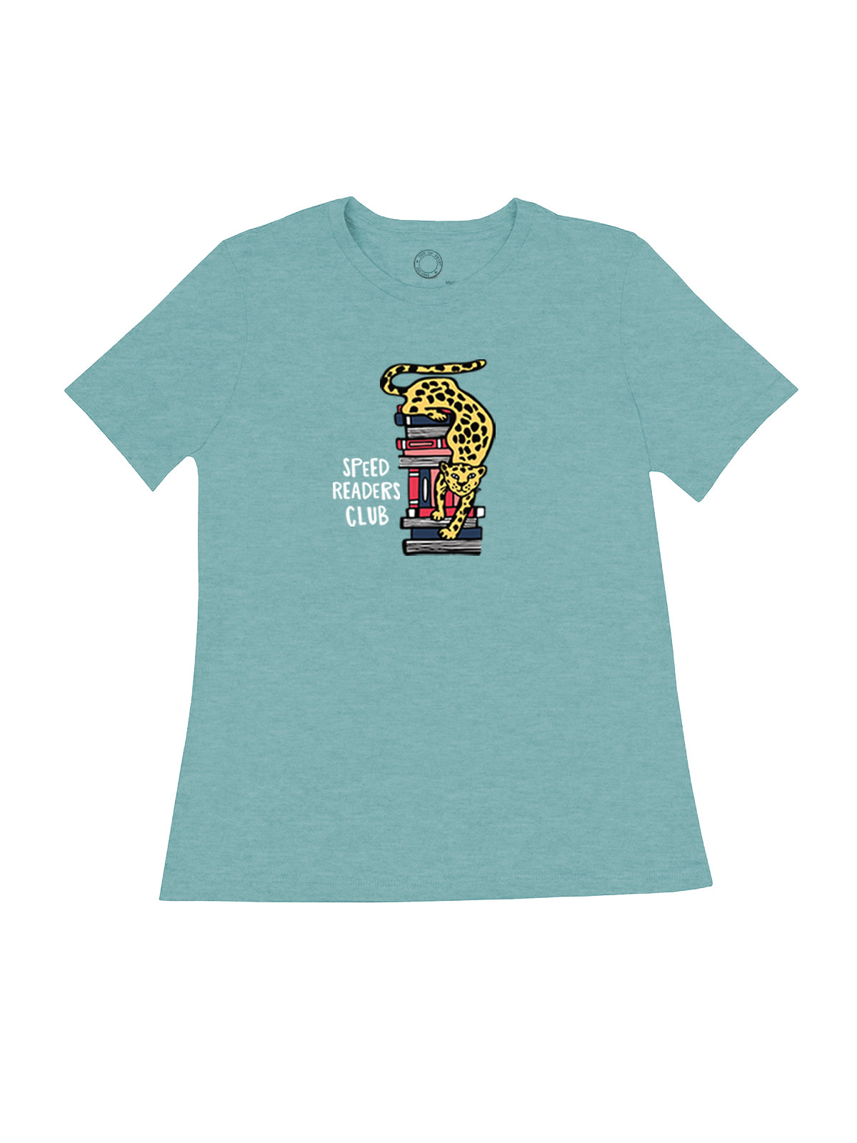 Library Stamp – Women's Crew T-Shirt (Print Shop) — Out of Print