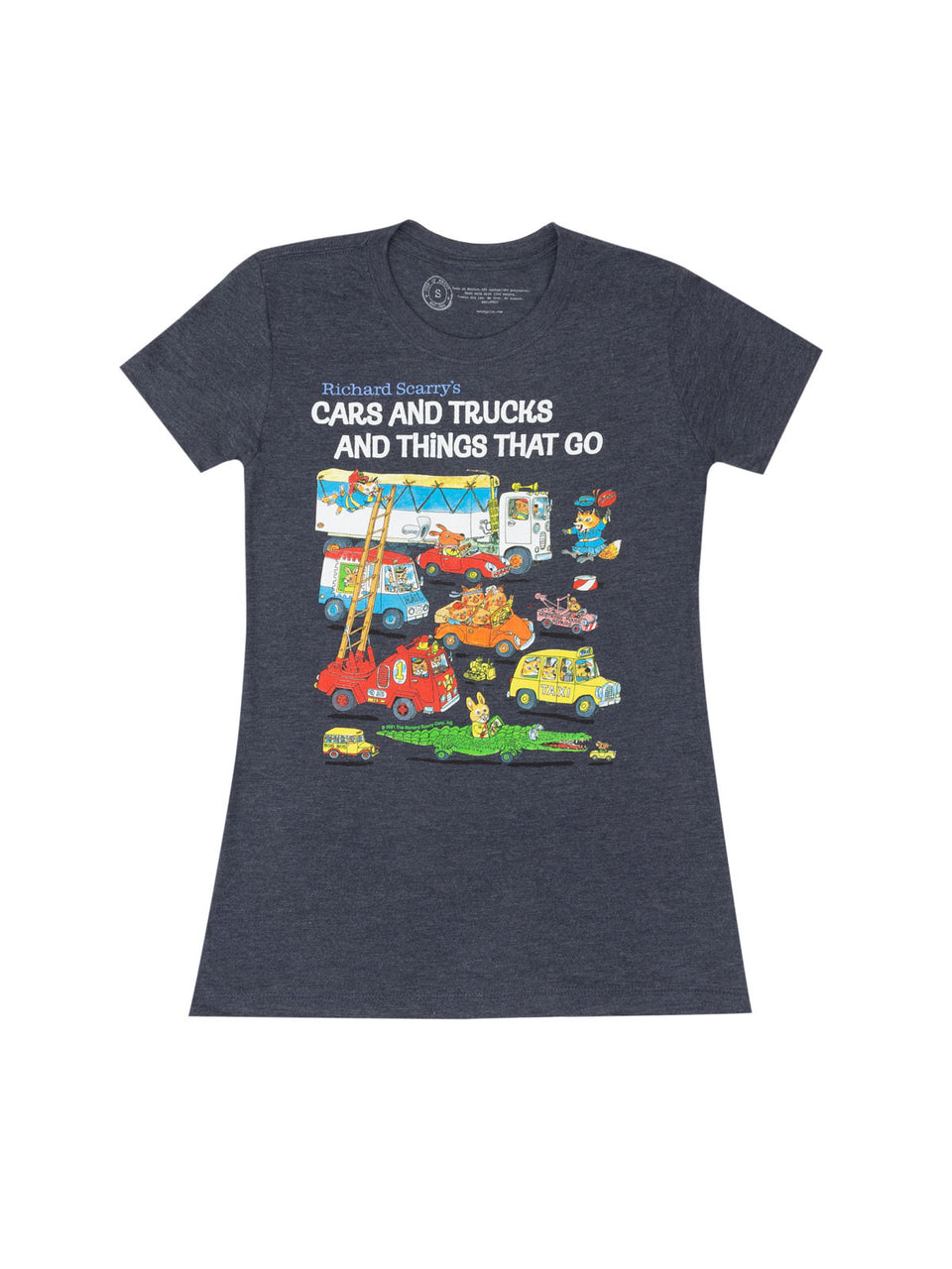Richard Scarry - Cars and Trucks and Things That Go women's relaxed fit ...