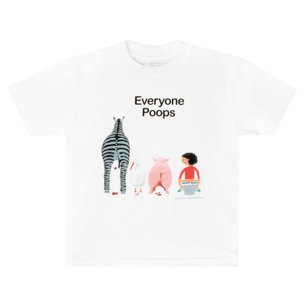 Everyone Poops kids book t-shirt — Out of Print